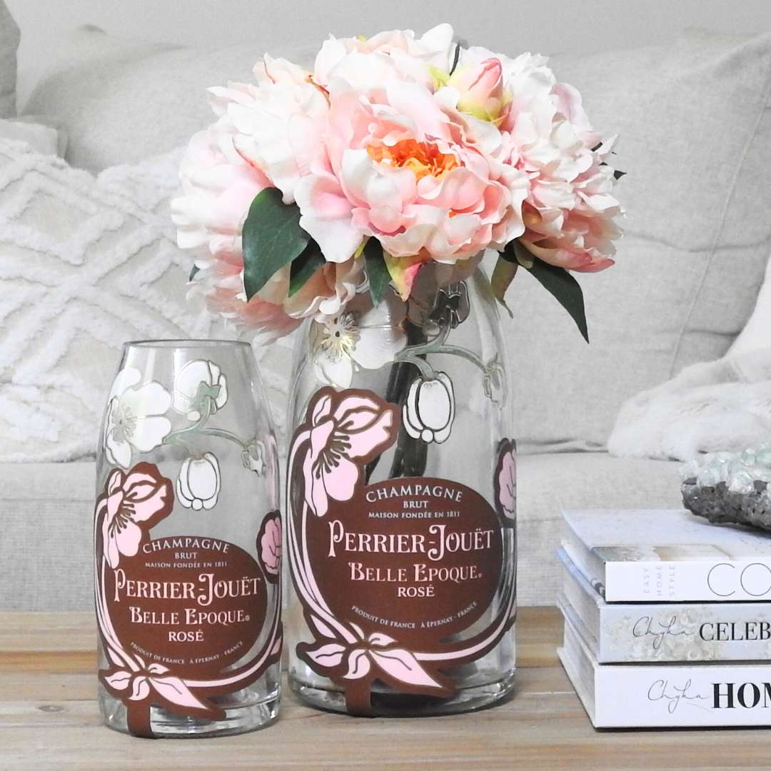 PJ Fleur Rosé Upcycled Champagne Vase (Magnum & Standard sizes ...