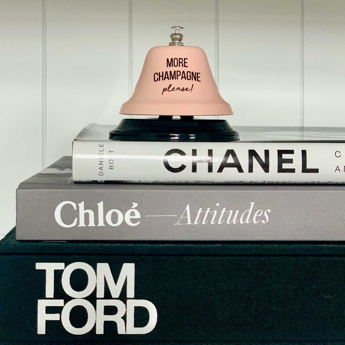 "More Champagne Please" Pink Bar Bell – ChampagneCollective
